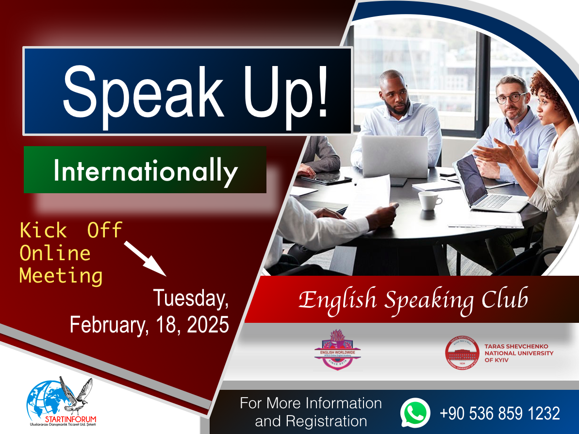 Speak Up Internationally – ENGLISH IATELS